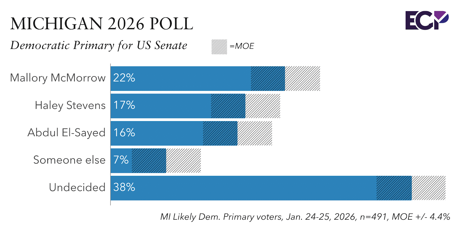 Michigan 2026 Poll: Crowded Democratic Senate Primary Remains Wide Open ...